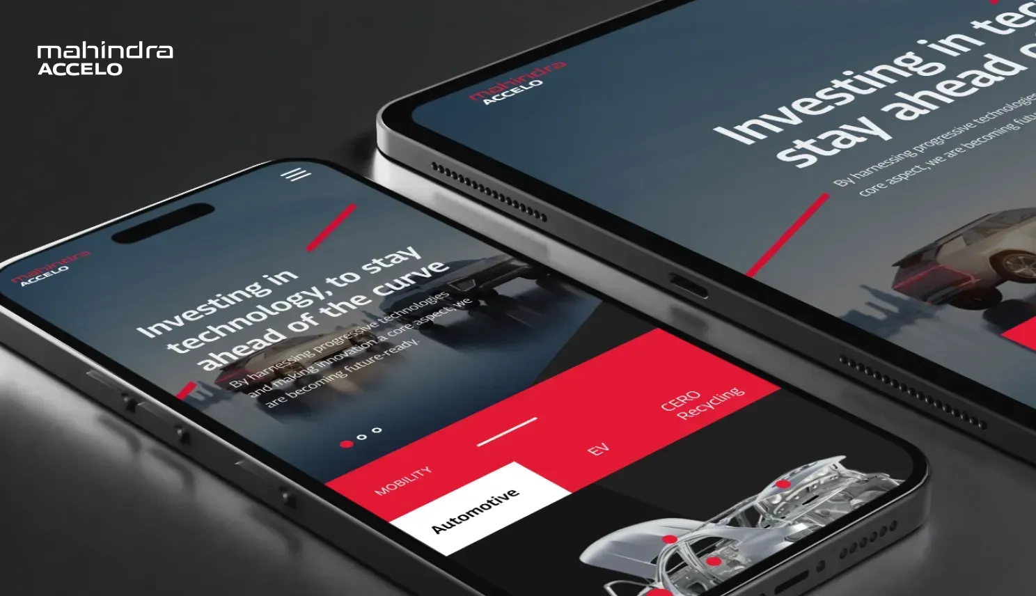 Mahindra Accelo Website Case Study | Spinach Experience Design